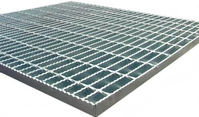 China Type SL Swage-Locked Steel Bar Grating Used in Floors, Walkways, Platforms and Bridge Decking for sale