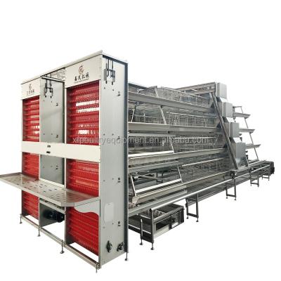 China Poultry Farming Battery Farm Equipment a Type 10000 Layer Battery Cage Layer Chicken Cages With Egg Collection System for sale