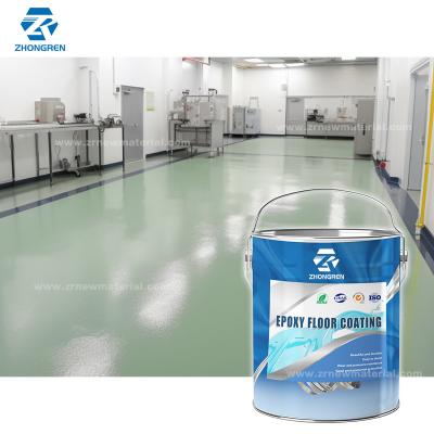 China Good Performance Epoxycoloured Sand Floor Paint Durable Primer for Concrete Coating Flooring Garage Epoxy Floor Paint for sale