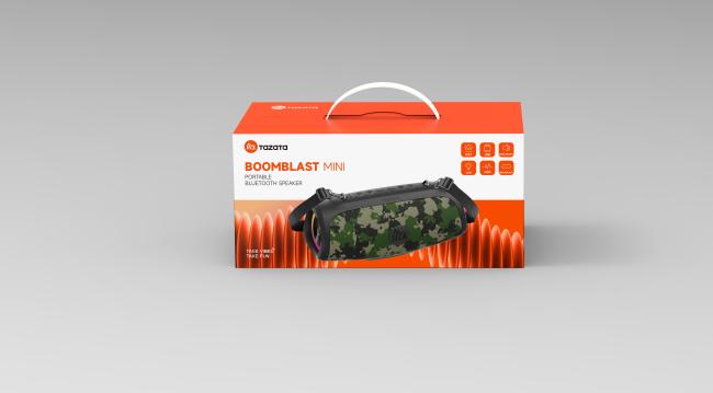 Gift box packaging with handle