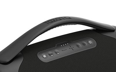 Speaker control panel detail