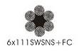 Cina WSNS incagliato compresso di rendimenti elevati 6 x 111 del cavo metallico in vendita