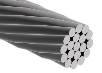 Cina l'uso regolare di 1.6mm ha galvanizzato i cavi d'acciaio 1 x 19 del filo del cavo di ancoraggio in vendita
