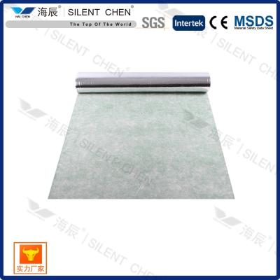 Cina film d'argento Coaing 2.5kg/M2 del Underlayment di gomma acustico di 2mm in vendita