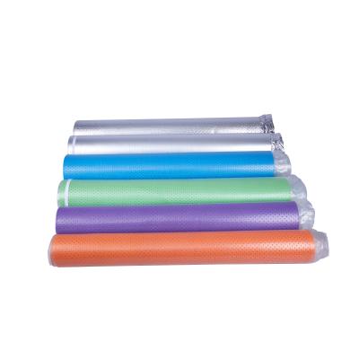 China Blue Orange Purple 2mm Acoustic IXPE Foam Underlay For Wood Flooring 33kg/M3 for sale