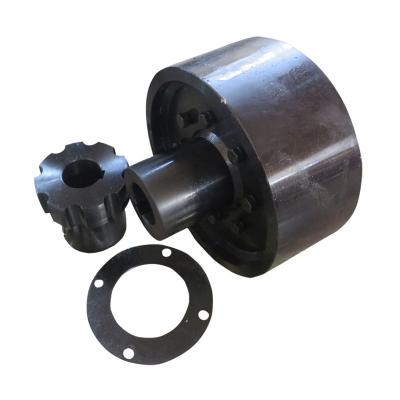 Китай Customized ZLL type elastic pin Flexible gear coupling with brake wheel продается