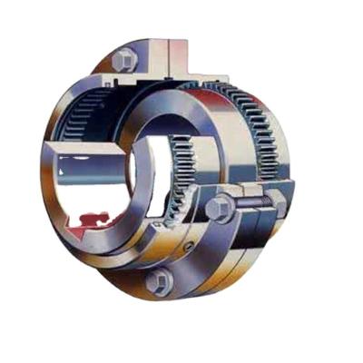 中国 WGC Vertical Axis Drum Shape Gear flexible shaft Couplings 販売のため