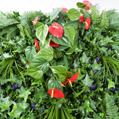 Cina Plastica artificiale dell'interno di Live Boxwood Hedge Wall 35mm delle piante in vendita
