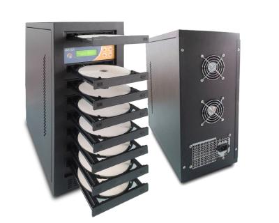 Cina Guangzhou Wholesale 1 Single Layer Writer With 11 Tray CD Duplicator in vendita