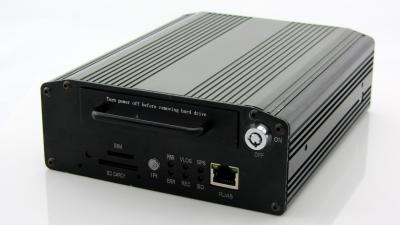 Cina dvr mobile dei gps 4ch con la carta D1 HD1 CIF facoltativa, cellulare DVR ASMHDGG05 di deviazione standard di GPS di 4 canali dell'automobile in vendita
