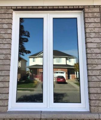 Китай 6+12A+6 мм стеклопакет для распашных окон с алюминиевой рамой черного и белого цвета продается