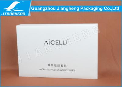 中国 白いトカゲの化粧品の包装のためにリサイクルされる特別な長方形の板紙箱 販売のため