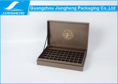 中国 チョコレート色の質のペーパー茶ギフト用の箱は内部の長方形の形を分けました 販売のため