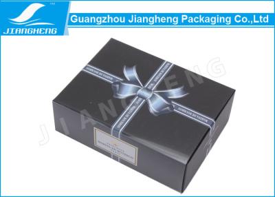 Cina Cravatte a farfalla d'imballaggio delle scatole del profumo materiale di carta nero con la certificazione dei coperchi ROCH in vendita