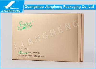 中国 ふたは/習慣によって印刷された化粧品箱の贅沢な金ボール紙の構造のギフト用の箱を基づかせていました 販売のため