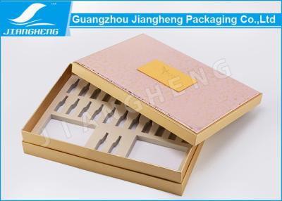 中国 PUは化粧品/構造セットのためのハードカバーの貯蔵の独特な包装箱に革を張ります 販売のため