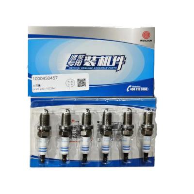 China Weichai WP10 WP12 Spark Plug for Cummings Natural Gas Engine FAW 1000450457 610800190174 for sale