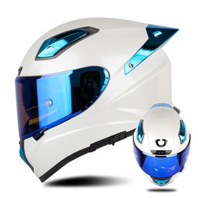 Motorcycle Motocross Motorbike Helmets OEM Style Double Lens Helmet for Men and