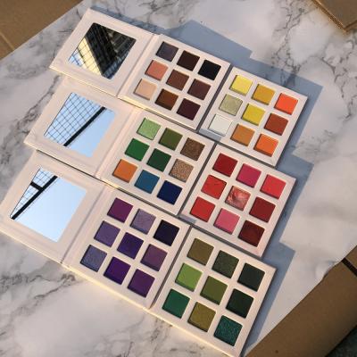 Cina Massimo portatile di colori 180g della tavolozza 9 dell'ombretto di trucco dell'occhio pigmentato in vendita