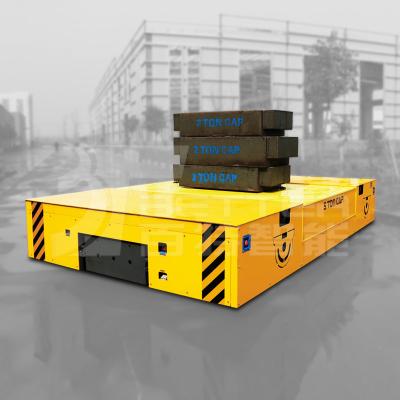 China Reboque elétrico de controle remoto do transporte do dado do carro de transferência da bateria da fresa de aço à venda
