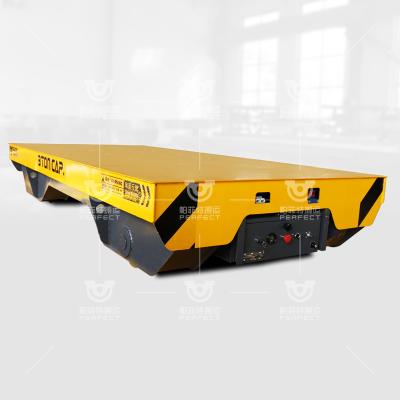 China O material de aço da planta de carro de transferência do recipiente de distribuição da carga pesada morre carro de transferência à venda