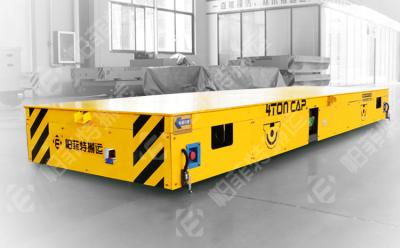 China Tubulação resistente amarela que segura o trole elétrico de transferência do vagão à venda