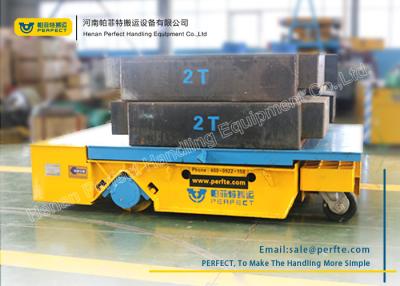 China Carro de transferência industrial resistente, grande transporte motorizado da plataforma bateria nas rodas à venda