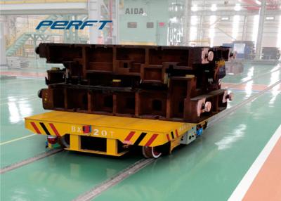 China 100 T Motorized Powered Trolley Cart For Rail Transportation , Industrail Standards for sale