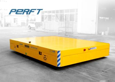 China Safe Battery Transfer Cart , Electric Transportation Rail Heavy Duty Cart for sale