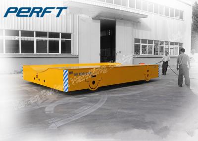 中国 50トン電池の移動のカート、モーターを備えられたコイルの移動車の調節可能な速度 販売のため