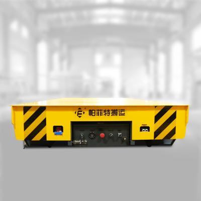 China 100t Transport Carriage Electric Transfer Cart To Move Heavy Materials for sale