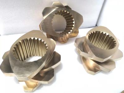 China Double Screw Bimetallic Alloy Coating Extruder Machine Parts Segment for sale