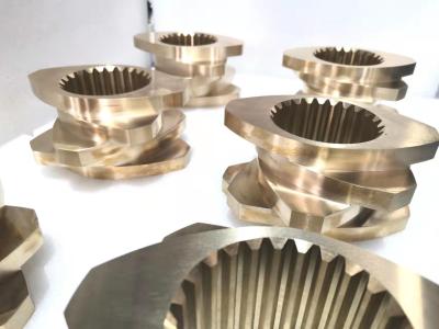 China Double Screw Bimetallic Alloy Coating Extruder Machine Parts Segment for sale