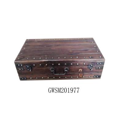 Cina Tronco rustico d'annata di stoccaggio di sguardo 46*23*12 Firwood in vendita