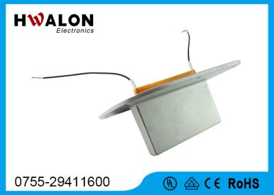 China Corriente baja de la avalancha del caso del PTC de aire del calentador del elemento 220V 800W de la forma de cerámica de aluminio del cuadrado en venta