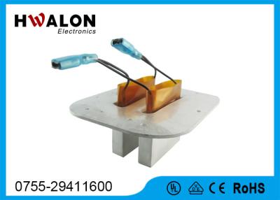 China Corriente baja de la avalancha del caso del PTC de aire del calentador del elemento 220V 800W de la forma de cerámica de aluminio del cuadrado en venta