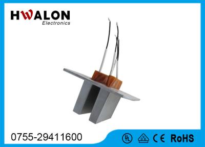 China Corriente baja de la avalancha del caso del PTC de aire del calentador del elemento 220V 800W de la forma de cerámica de aluminio del cuadrado en venta