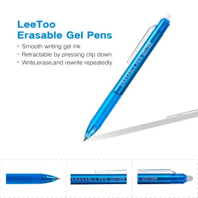 Cina Logo Erasable Ink Pens su ordinazione 0,5 millimetri dell'ago di scrittura regolare del punto in vendita