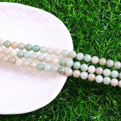 Κίνα She Tai Jade Round Bead φυσικό κρύσταλλο πετράδι διαφορετικό μέγεθος μαργαριταριών χαλαρές κλωστές μαργαριταριών για κατασκευή κοσμημάτων DIY προς πώληση