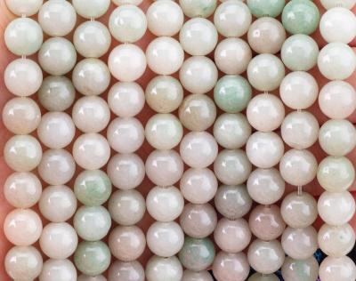 Κίνα She Tai Jade Round Bead φυσικό κρύσταλλο πετράδι διαφορετικό μέγεθος μαργαριταριών χαλαρές κλωστές μαργαριταριών για κατασκευή κοσμημάτων DIY προς πώληση