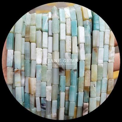 Cina Unakite naturale Malachite rettangolare di forma quadrata Stringi di perline di gemma per gioielli fai da te e energia curativa in vendita