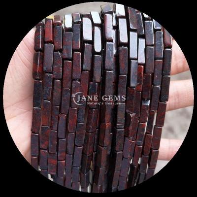 Cina Unakite naturale Malachite rettangolare di forma quadrata Stringi di perline di gemma per gioielli fai da te e energia curativa in vendita