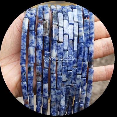 Cina Pietra preziosa naturale a forma rettangolare limone giada Howlite fili sciolti per fai da te in vendita