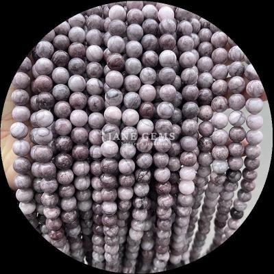 Cina Forma rotonda perle di gemma modello di legno fili di perle sciolte per bracciale decorazioni fatte a mano in vendita