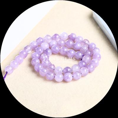 Cina Perle di forma rotonda lucidate perle in vari colori vari calcedoni fili di perle sciolte per gioielleria forniture in vendita
