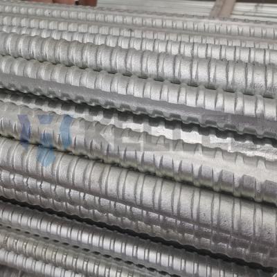 China Full Threaded Threaded Reinforcing Bar Rock Bolt Thread Steel Rebar Soil Nail for Mine Roadway Support for sale