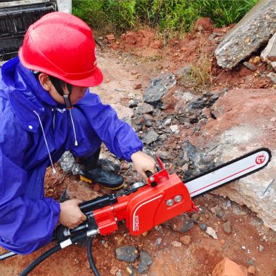 China Diamond Hydraulic Hand Held Chain-de Zagen marmeren Draagbare Handbediende Overlevingskettingzaag Te koop