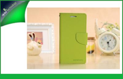 Κίνα Γαλαξίας της Samsung S4/περιπτώσεις τηλεφωνικών πορτοφολιών κυττάρων I9500 με τη υποδοχή κάρτας πράσινη προς πώληση