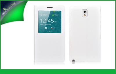 中国 方法睡眠の白い Samsung ギャラクシー ノート 3 の電話箱は/機能を目覚めます 販売のため