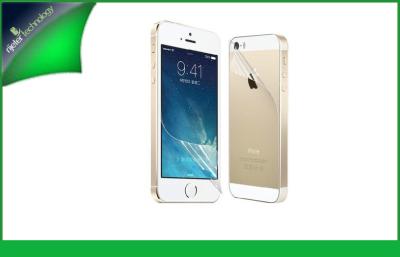 中国 携帯電話/Iphone 5s のための指紋の証拠の前部/背部監視スクリーンの保護装置 販売のため